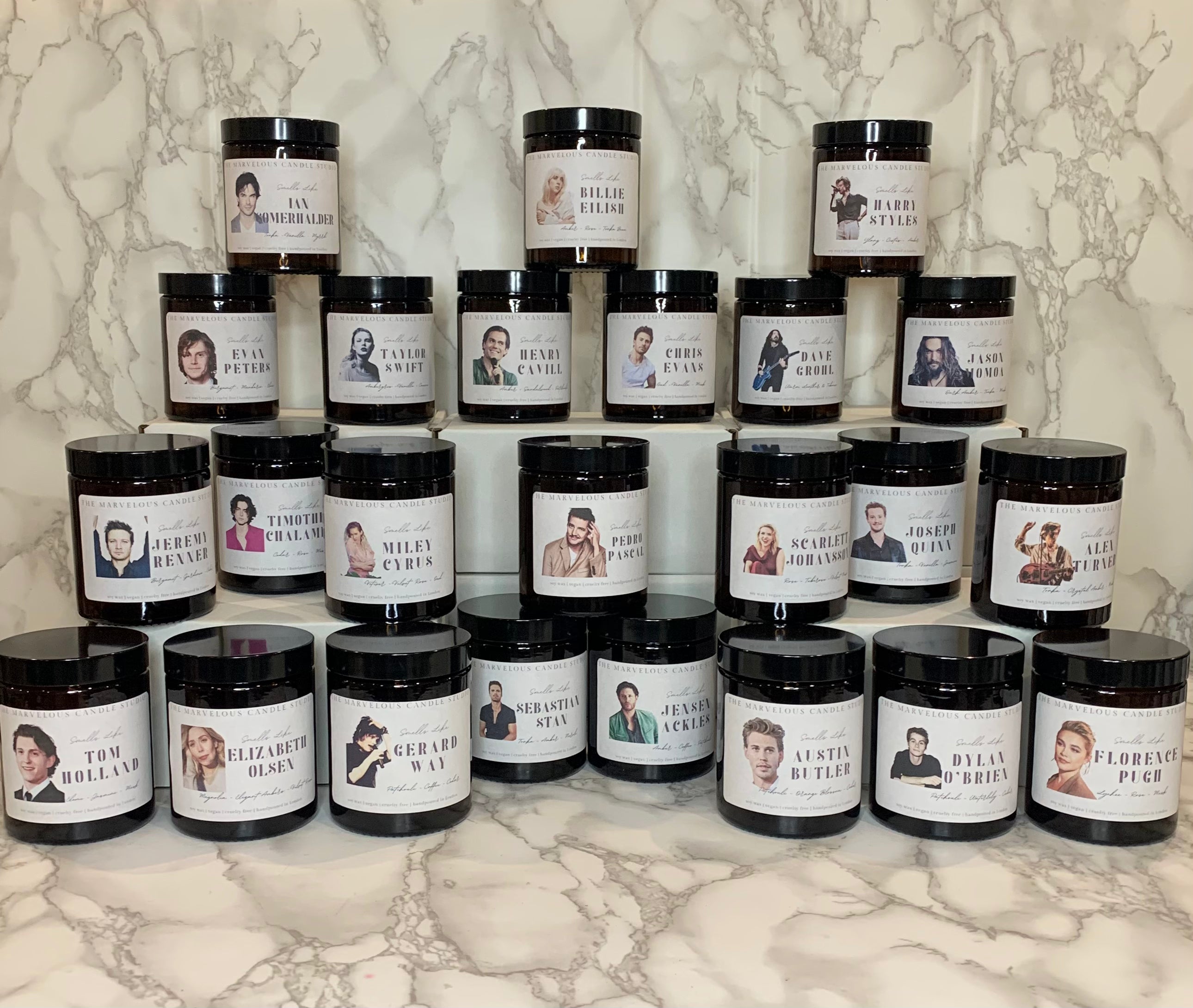 Celebrity Candles – The Marvelous Candle Studio