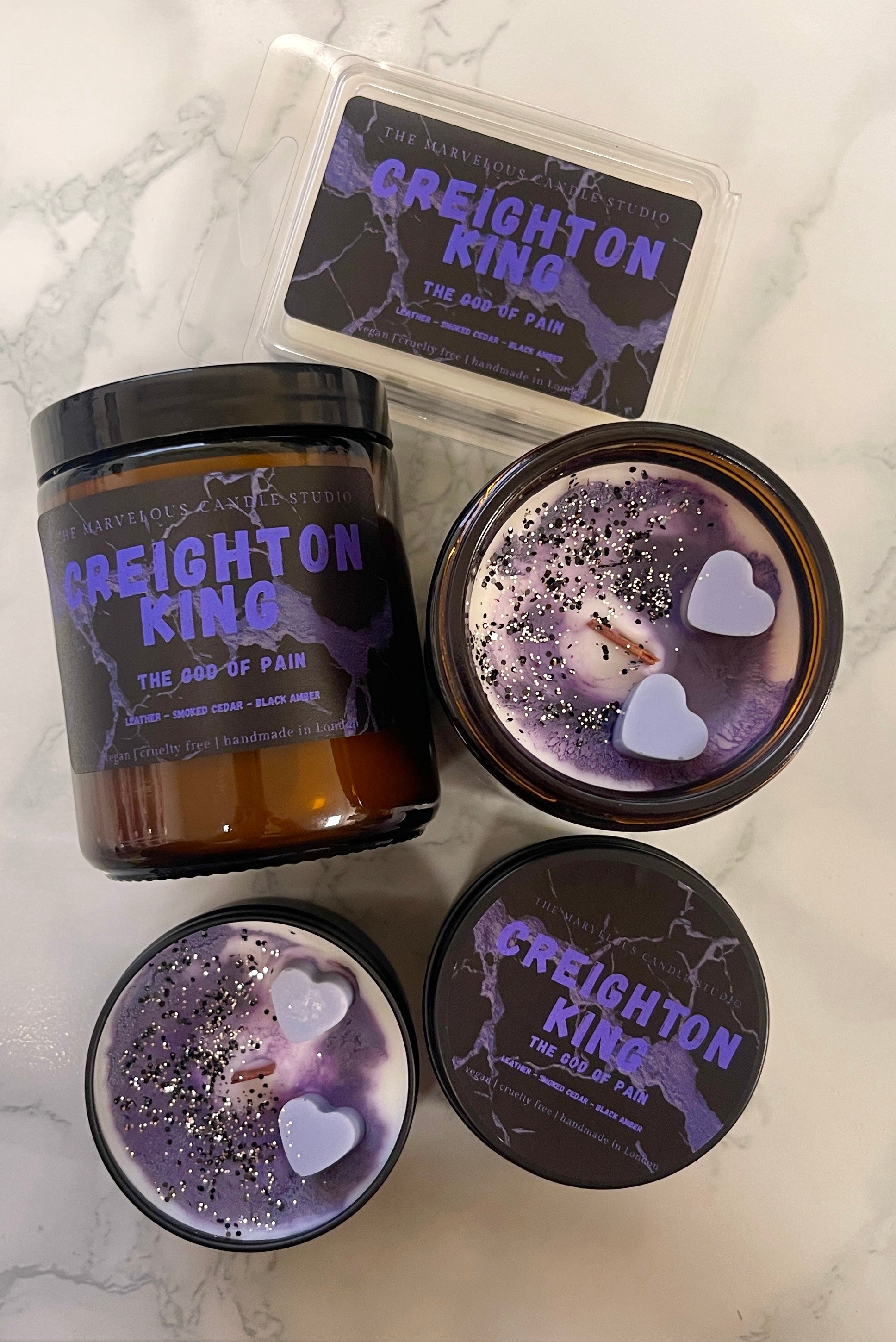 Creighton King Candle | God Of Pain – The Marvelous Candle Studio
